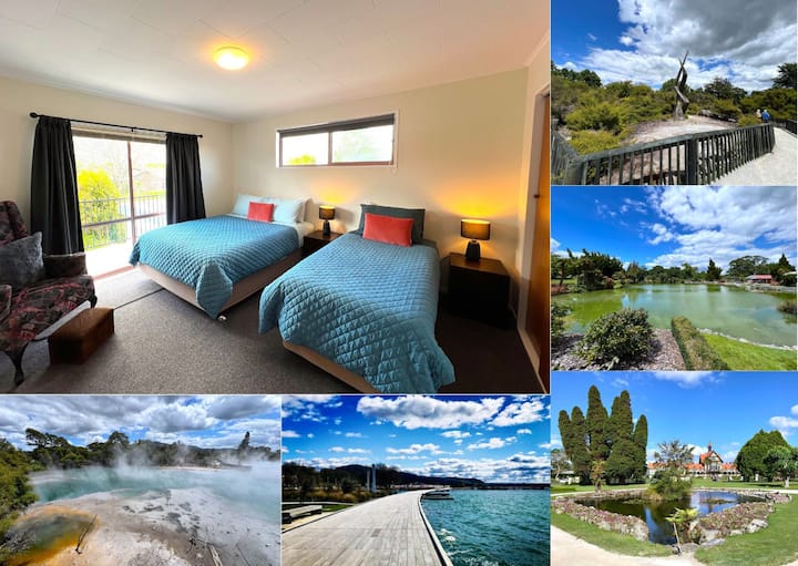 Parkview Holiday Home - Opposite Kuirau Park - Rotorua