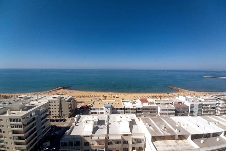 1 Bedroom W/amazing Sea Views+wifi+near Beach - Quarteira