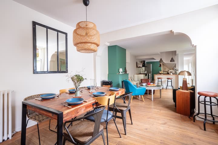 Chaleureuse Maison Proche Paris Avec Jardin - Eaubonne