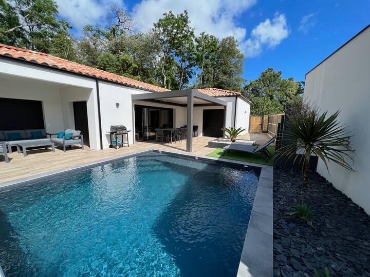 Maison Avec Piscine Chauffée Villa Cycas - Jard-sur-Mer