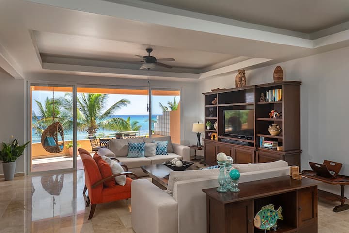 Pto Aventuras 4 Bed Beachfront - Puerto Aventuras