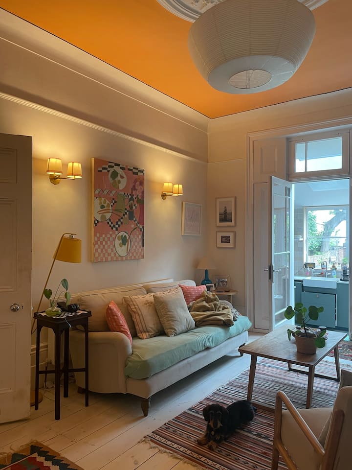 Peaceful, Bright Victorian Garden Flat - Londres