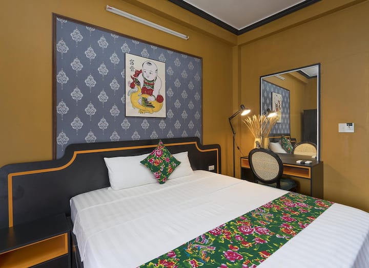 Indochine Style Comfy Bedroom Walk Everywhere ! - 下龍市