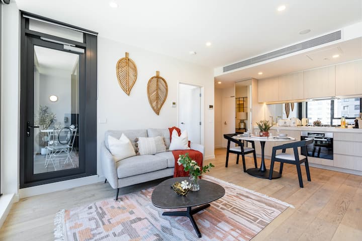 Bright 1b West Melbourne Apt W Free Parking #2 - 墨爾本