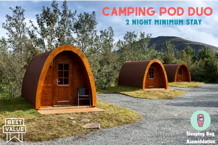 Fossatún Camping Pods - Camping Pods Duo - Greenland