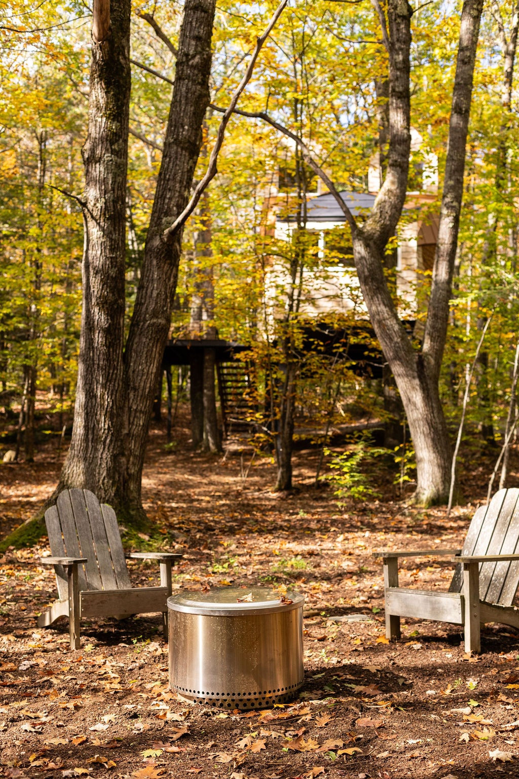 The Copper Fox Treehouse - Treehouses for Rent in Pownal, Maine, United ...