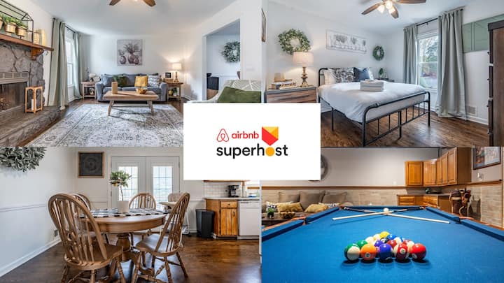 The Dugout 3br | Backyard & Game Room! - Acworth, GA