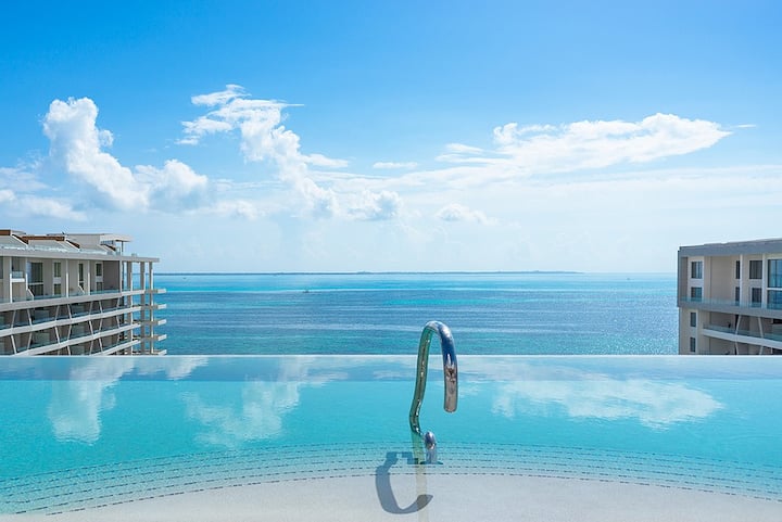 Luxury Oceanfront Resort 3 Bd Ph Loft In Cancun - Isla Mujeres