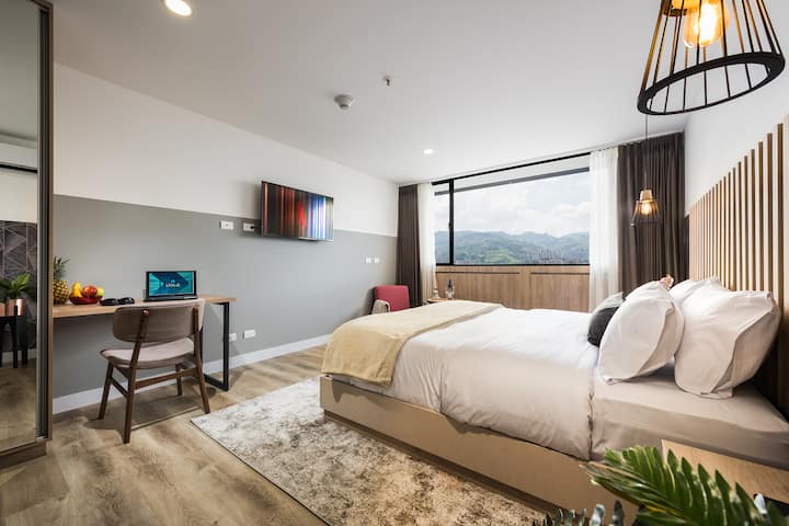 Cozy Suite In El Poblado W/ Co-work & Gym By Jalo - Itagüi