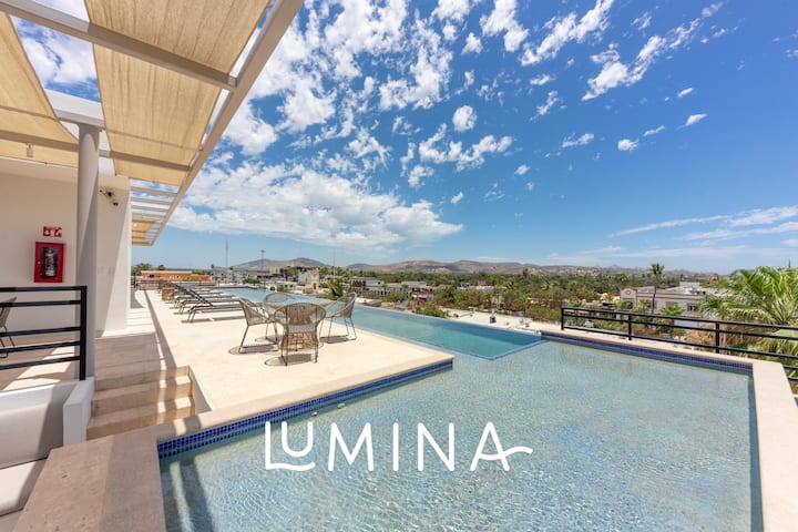 Bright 1br Rooftop & Pool In Cardinal San José - San José del Cabo