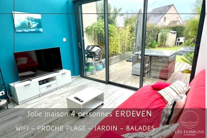 Jolie Petite Maison à 1km De La Plage D’erdeven - Erdeven