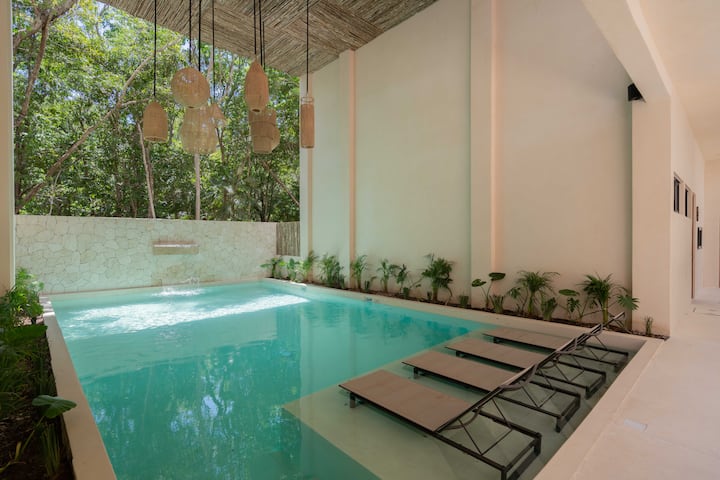 Green Oasis Aldea Zama Premium/private Pool/ Gym - Tulum