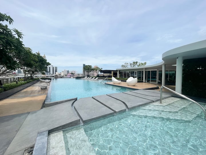 O2 1br Luxurious Suite High Fl @ Samyan Mrt - バンコク