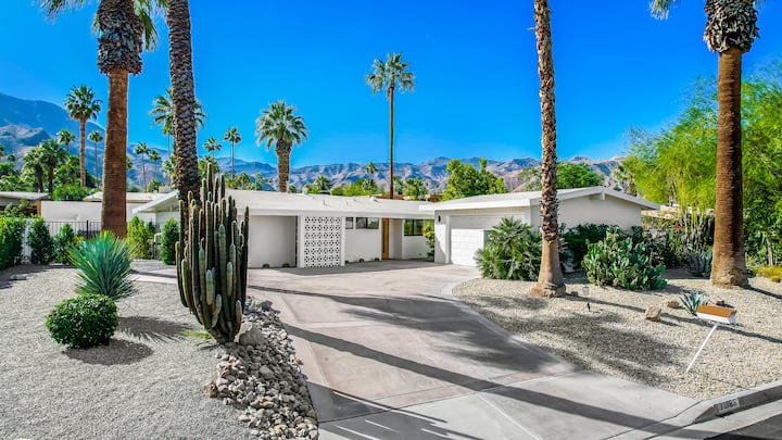 Desert Tones Mid-century Modern Pool/spa Home - Rancho Mirage, CA