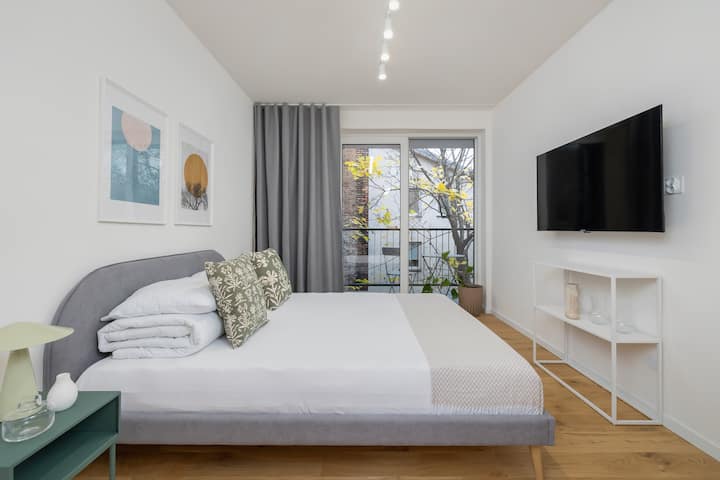 Kalwaryjska 34 Street Studio With Balcony - Cracovia