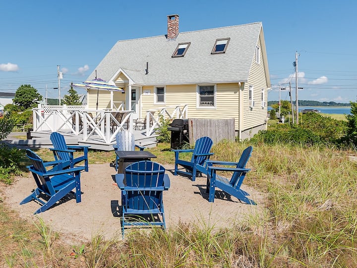 Lobster Boats & Harbor View Pine Point Home - Scarborough, ME