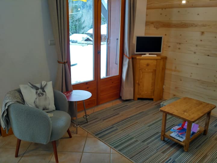 Appartement Dans Chalet Typique Chamonix Le Tour - Chamonix-Mont-Blanc
