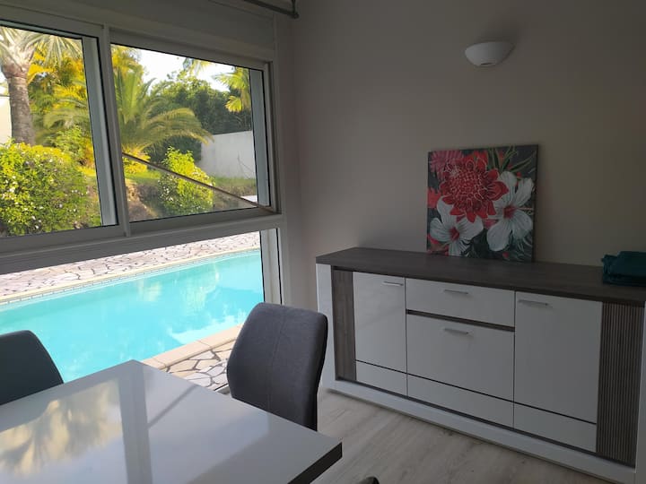 Chambre Privée Avec Piscine Dans Maison Partagée - Saint-Pierre