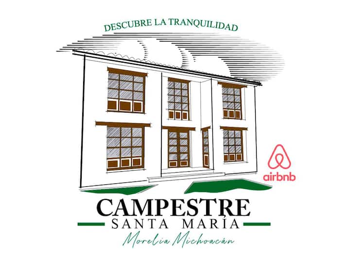 Campestre Santa María-2 Habitaciones C/baño C/uno - Michoacán