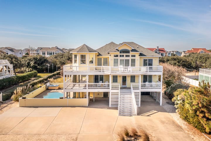 Corolla Oceanside Heated Pool-short Walk To Beach! - Corolla, NC