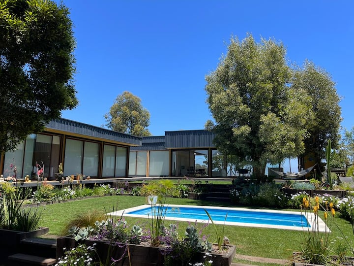 Amplia Casa Con Quincho Completo&piscina Temperada - Quintero