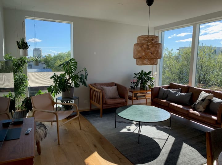 Spacious Top Floor Apartment - 레이캬비크