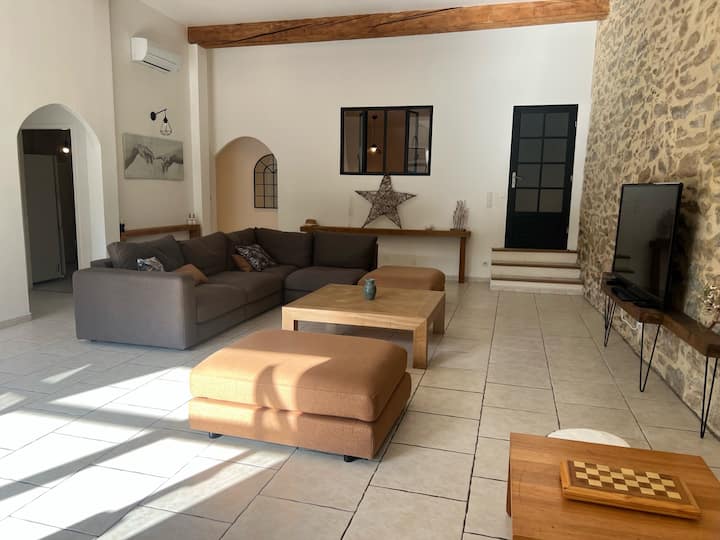 Magnifique Et Paisible Maison De Pierre à Pepieux - Minerve