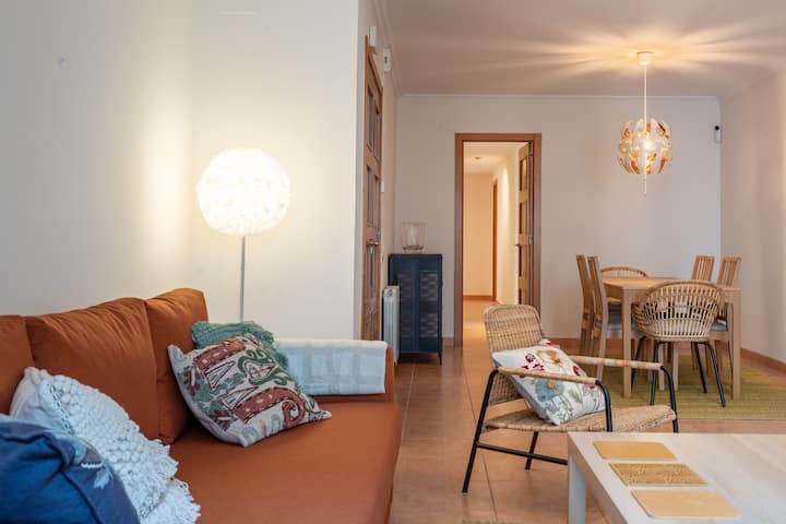 Modern Boho Flat, 100 Mtrs From Beach - Sitges