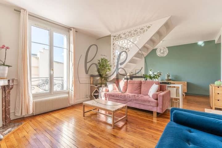 Appartement De Charme En Duplex, Calme Et Cosy - Colombes