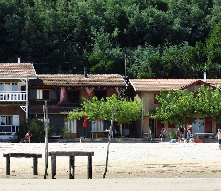 Magnifique Cabane Sur La Plage à L'herbe - La Teste-de-Buch