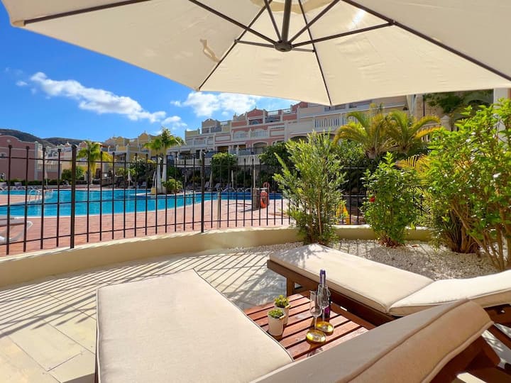 Casa Feliz Full Comfort Duplex 4 Terraces Sea View - Los Cristianos
