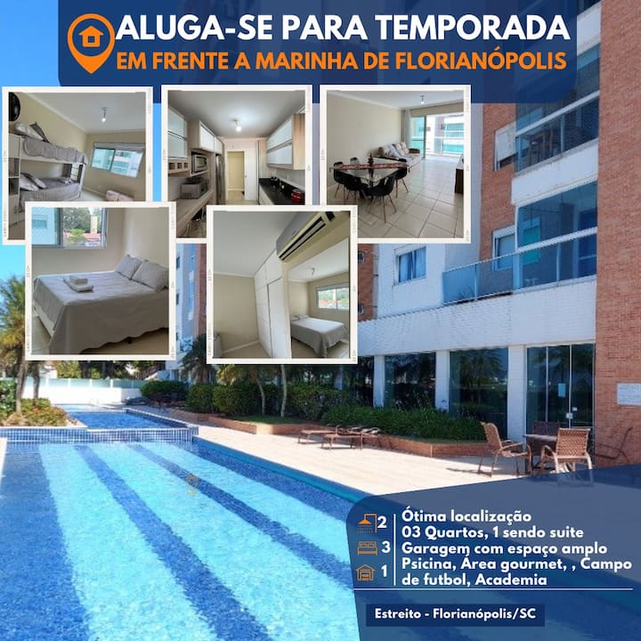 Apto 3 Quartos Beira Mar - Florianópolis - Florianópolis
