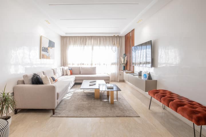 3 Beautiful Bedrooms+room Balcony In Central Casa - Casablanca