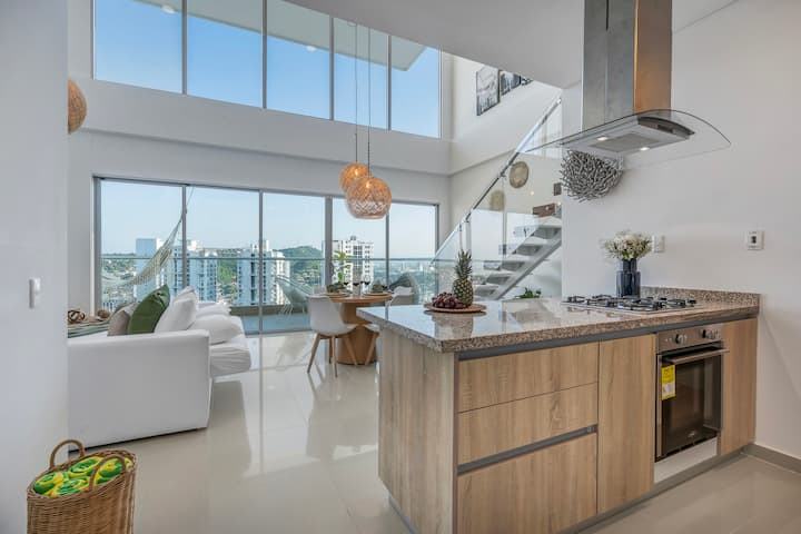 Duplex 1bed 2 Bath Spacious+walk To The Beach - Cartagena, Colombia