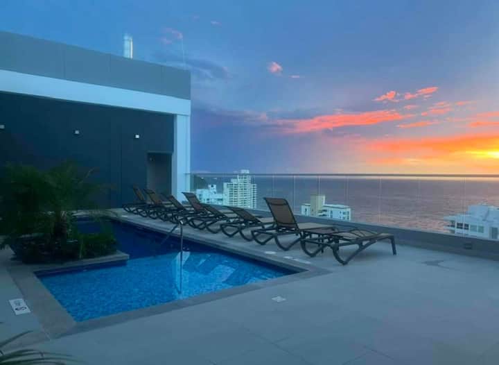 Apartamento Santa Marta Rodadero, Vista Al Mar - Santa Marta, Colombia