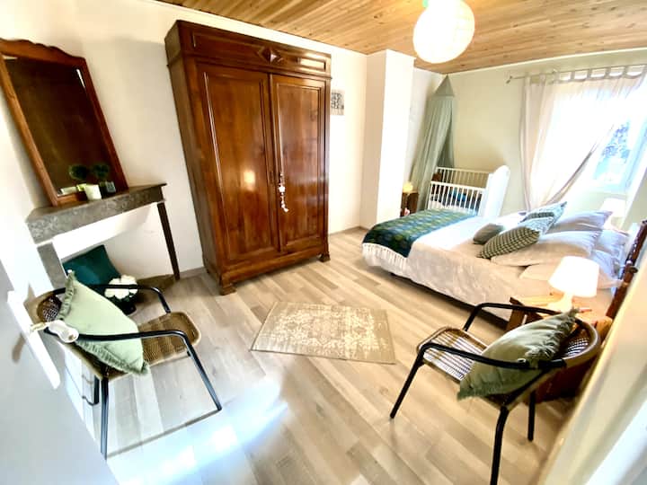 Gîte 3* 6p 3ch, Jardin Avec Vue - Alba-la-Romaine