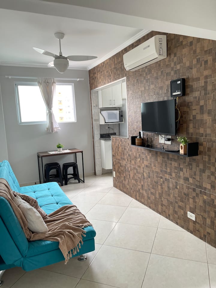 Apartamento Em Santos No Gonzaga Frente Mar - Santos