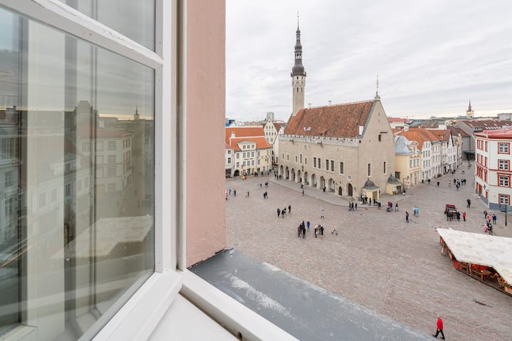 Iconic Hall Square View • 1br • Elevator - Tallinn