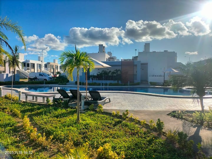 Departamento Para Descansar En Planta Baja - Playa del Carmen