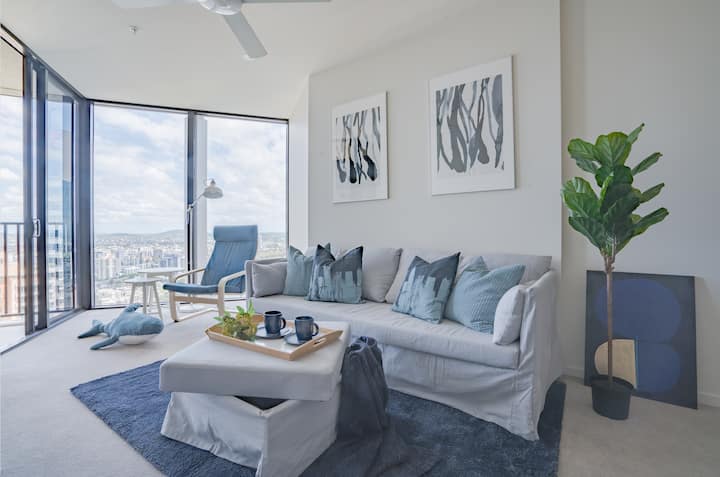 Stunning 1bd Haven With Panoramic City Views - Brisbane