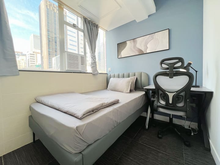 Big Window Double Bed@1 Min Wc Mtr 176 Johnston Rd - Hong Kong