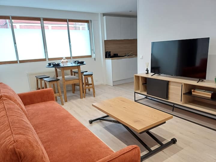 ÉLégant, Spacieux 2 Couchages, 800m Centre Gare - Amiens
