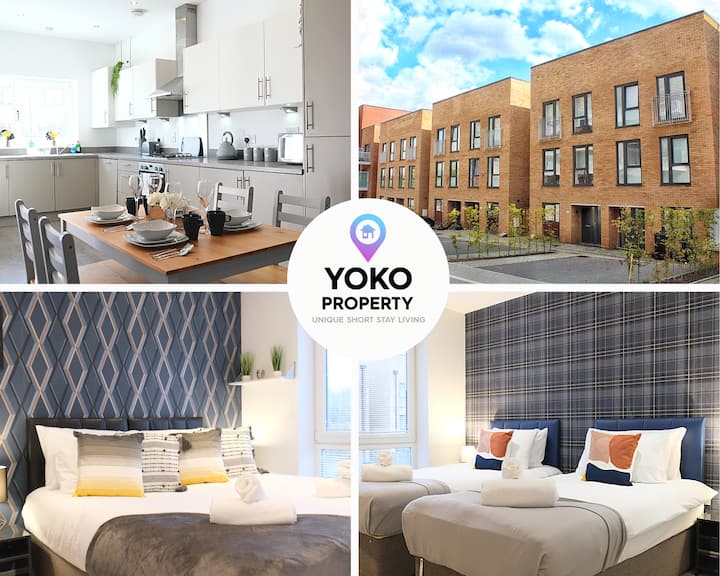 4 Bedroom 3.5 Bath House In City Centre - Sleeps 8 - Milton Keynes