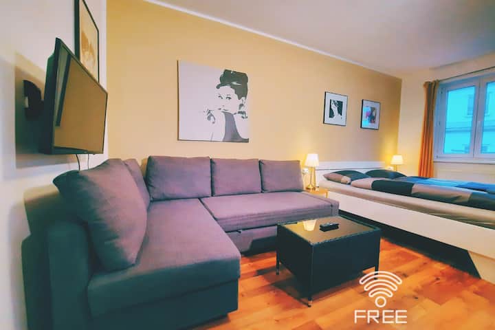 Quiet Balcony W/ Ac ~ Kingbed ~ Wifi ~12min Center - Vienna