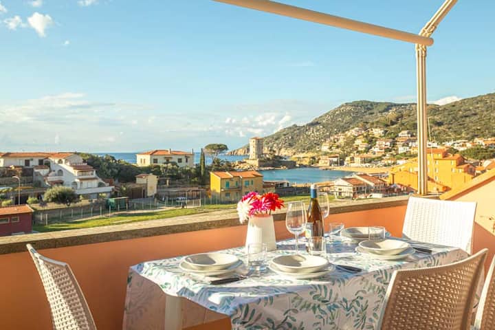 Raffaella 3 - Bilocale Vista Baia Di Campese - Isola del Giglio