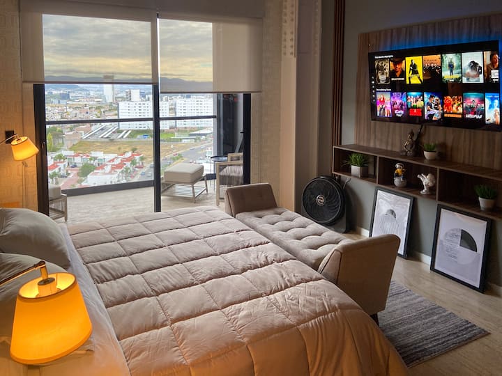 Incredible Loft At Penthouse Level With Amenities - Querétaro