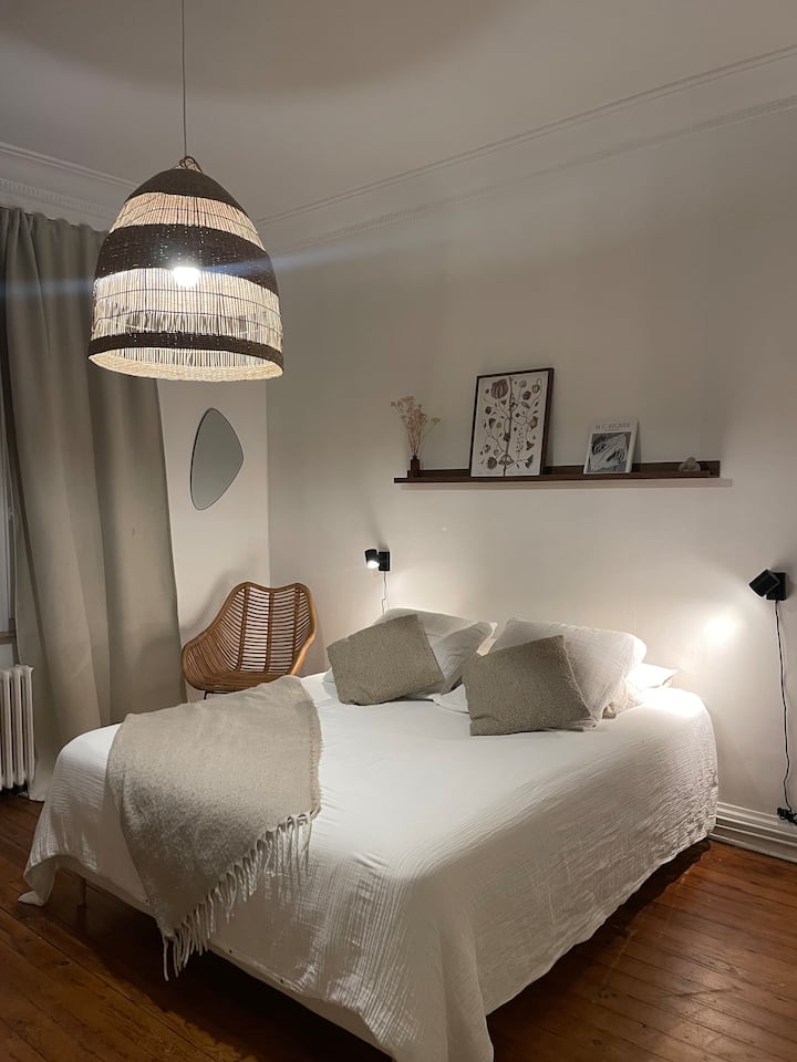 Grand Appart Charmant à 10 Min De Lille - Kortrijk