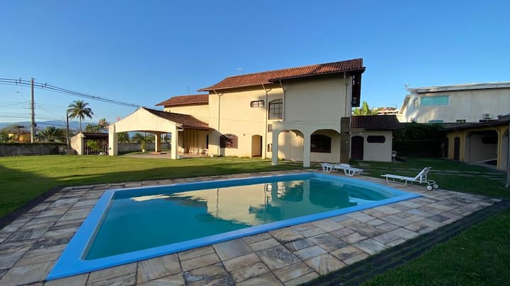Casa Piscina Frente Mar Caraguá Indaiá Acomoda 20 - Caraguatatuba