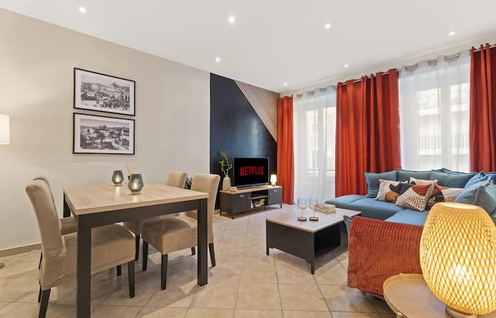 Charme & Spacieux & Confort 3p Port Bonaparte - Ibis Styles Nice Centre Port