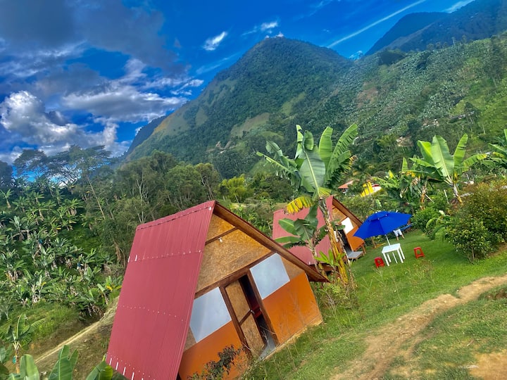 1. Cabaña/jardín/mirador/aves/balcon - Jardín